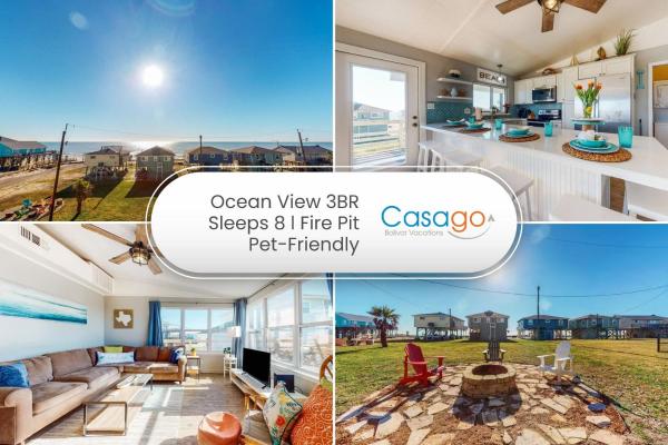 Escape Gulf Views Firepit Pet Friendly - Lake Jackson, TX