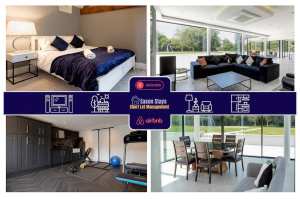 Swallow Fields Old Barn By Eason Stays - Elegant Country Barn With Private Driveway, Hot Tub, And Huge Garden - Rugby