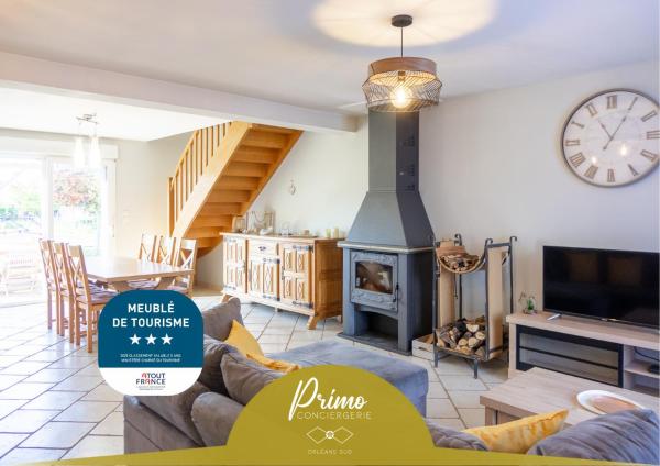 La Sandillonnaise - Maison 5 Chambres à Seulement 15 Minutes D'orléans Et 20 Mn De La Ferté St Aubin Et De Châteauneuf Sur Loire - Châteauneuf-sur-Loire