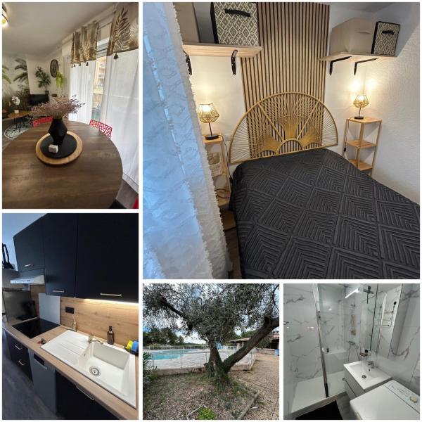 Le Moorea T2 Climatisé Piscine - Balaruc-les-Bains