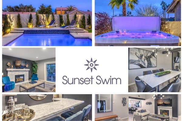 Sunset Swim, Luxury Vegas Villa With Pool, Hot Tub - Henderson, NV