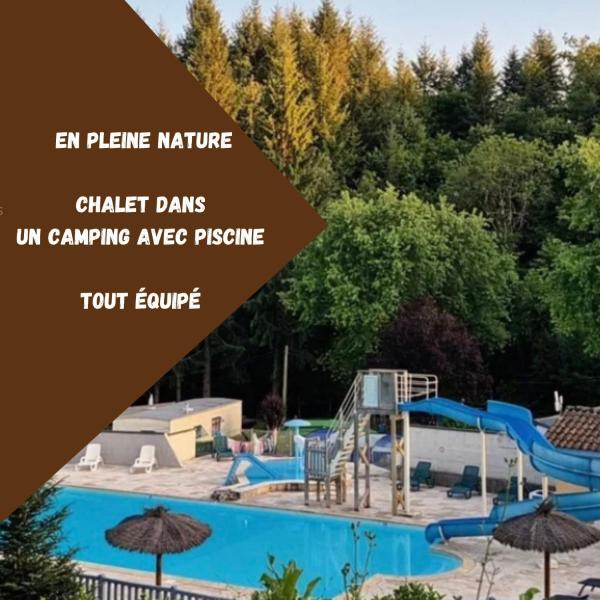 Chalet Dans Camping Avec Piscine - Rhône-Alpes