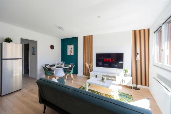 Séjour Parfait à Mâcon Superbe T3 Central - Mâcon