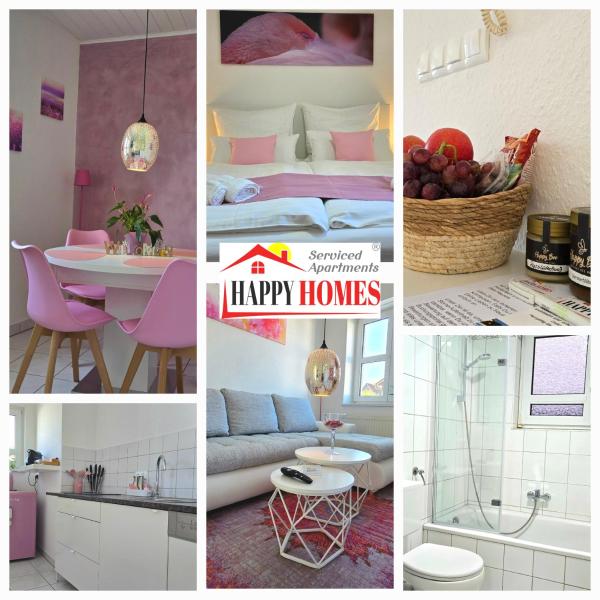 Happy Homes Pink - Dein Design-apartment Mit Wow-effekt - Netflix - Wlan - Parkplatz - Nidda