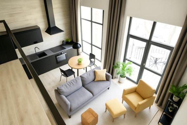 G - Owl Jazz -Modern Loft Type Apartment 18 With Big Roof Terrace And Free Private Parking - Kaunas