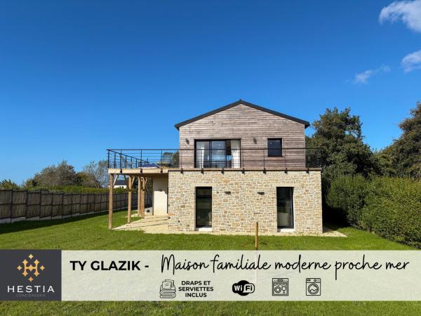 Ty Glazik - Maison Familiale Moderne Proche Mer - Saint-Pabu