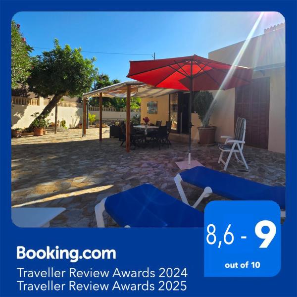 Casa La Siesta- Ruhiges Ferienhaus In Cala Ratjada, 300 M Vom Strand Son Moll Entfernt - Cala Rajada