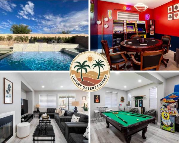 New! 5br Lux Home | Pool/spa • Gameroom • Arcade! - Indio, CA
