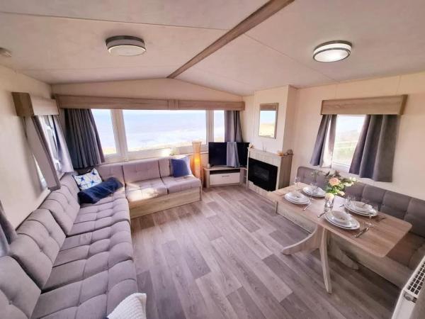 Ocean Nest-beach Front - Lux- Sea View- 3-bedroom Caravan- 8 Sleeps - Angleterre