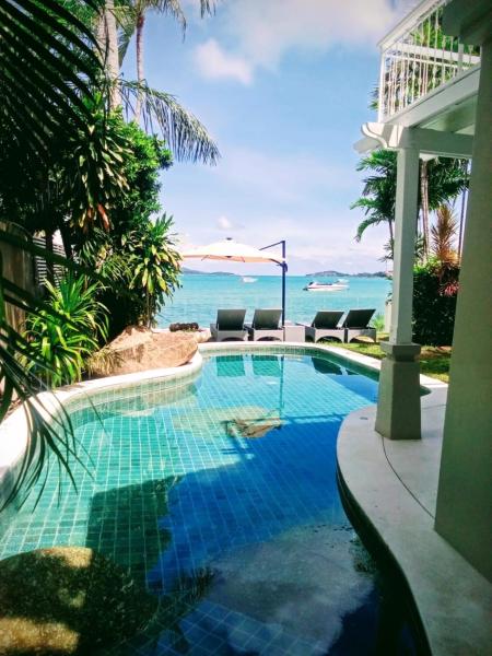 Beachfront Villa Charmant With Private Pool - 사무이섬