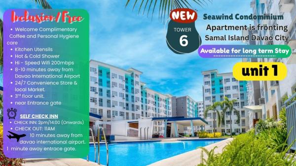 3rd Floor - Sea View Of Seawind Condominium - Davao City