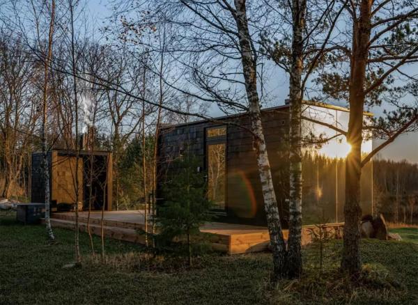 Balsam Fir Mirror House At Faraway Pond - Ferris Wheel, Jefferson