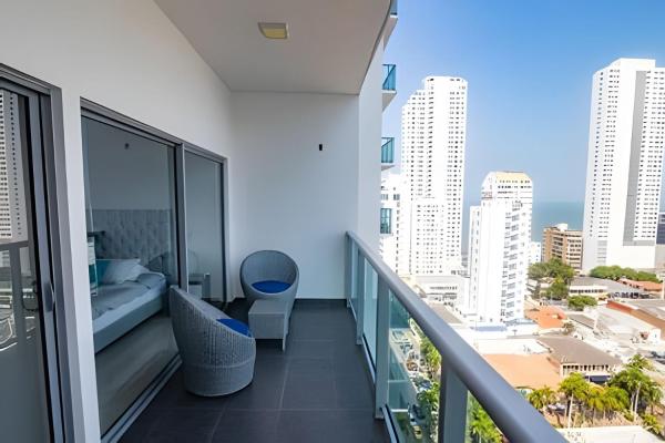 Hermoso Apto De 1 Hab Con Vista Al Mar - Piso 16! - Cartagena