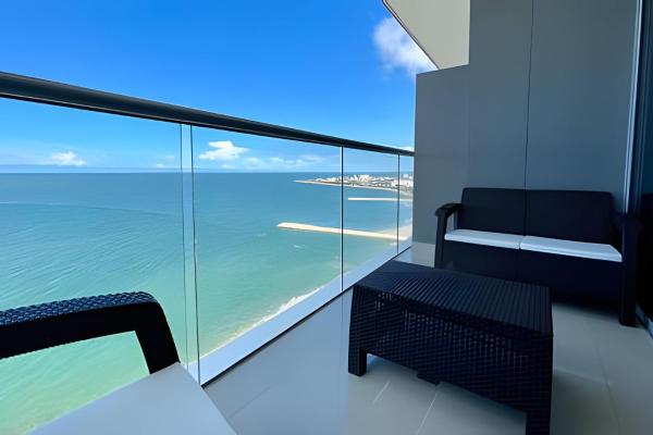 Hermoso Apto 2 Hab Piso 19 En Morros City - Cartagena