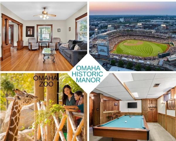 Historic Omaha Manor Dt Near Zoo And Pool Table - Council Bluffs, IA