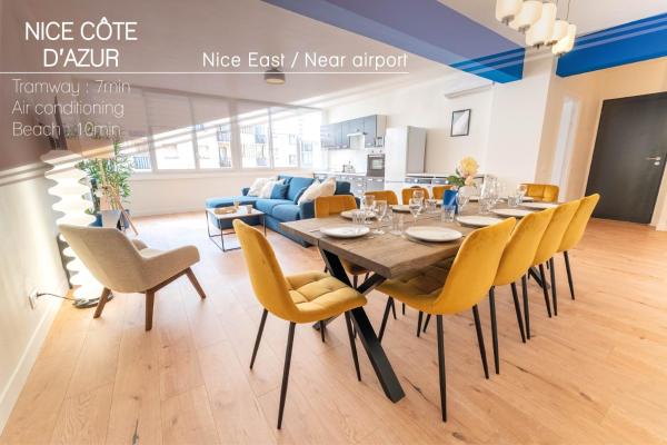 Grand Appartement Idéal Famille, Proche Plage, Bon Emplacement Pour Visiter La Côte D'azur - Nice