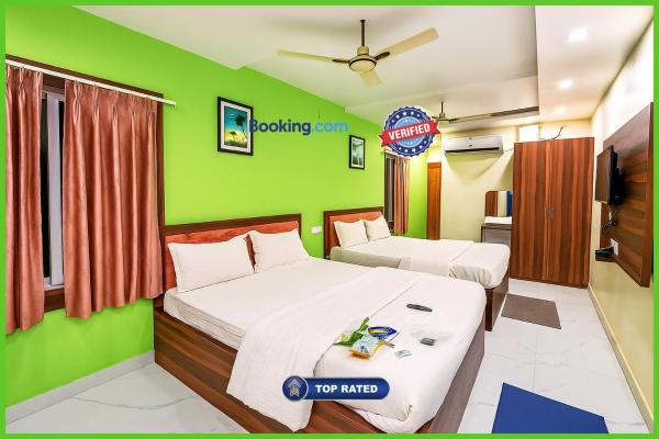 Hotel The Parwati Premium Palace Inn Near Jagannath Temple - Puri Beach - Restaurant And Free Parking Facilities - Fully Air Conditioning Premium Rooms - Best Premium Hotel In Puri - Puri