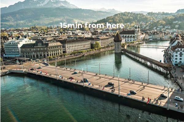 Mount Pilatus View Apartment Lucerne With Free Parking & Wifi - Lucerne