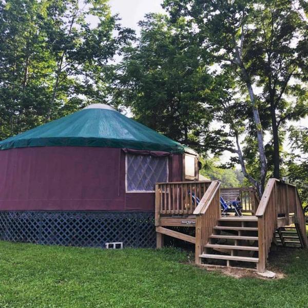 Superb Yurt Rental Near George Washington National Forest In Luray, Virginia - バージニア州