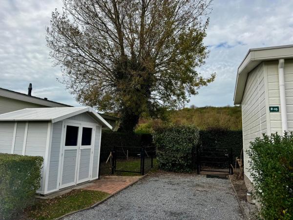 Breskens Chalet Am Strandaufgang Mit Zaun Haus Nr B025 - Groede