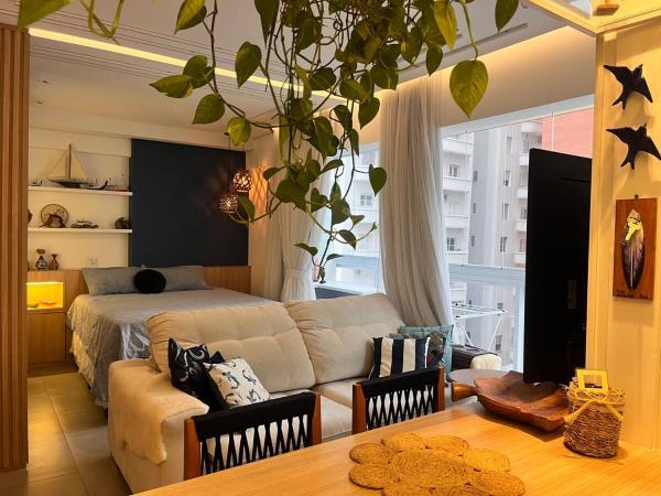 Frente Mar Com Piscina E Vista Incrível Em Santos - Santos