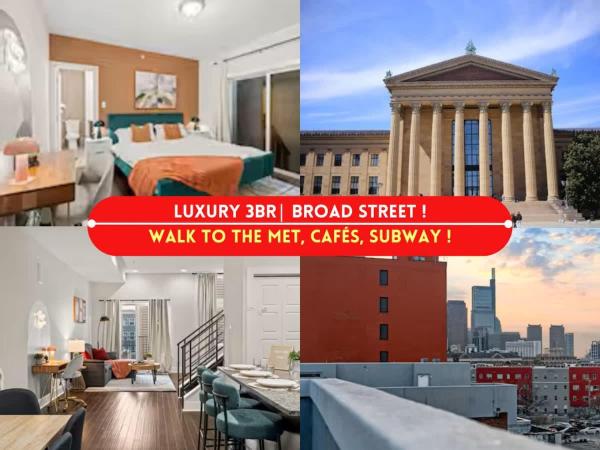 Luxury 3br Rooftop Apartment Walk To Met And Metro - Philadelphia, PA