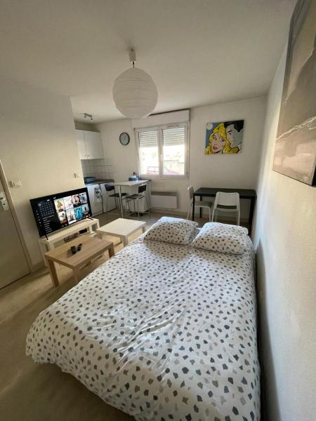 Studio 20m2 Parking 4rue Proudhon Wifi Rdcsureleve - Clermont-Ferrand