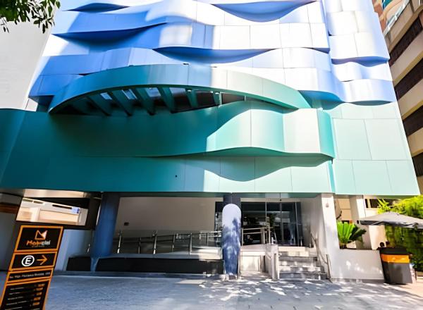 Stay Inn Com Vista Mar Parcial, Piscina, Opção De Estacionamento Na Quadra Da Praia - Santos