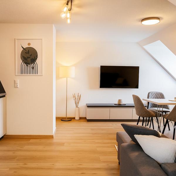Allgäu Suites - Innenstadt, Schlafzimmer, Küche, Parkplatz Möglich, Dachterrasse - Sulzberg