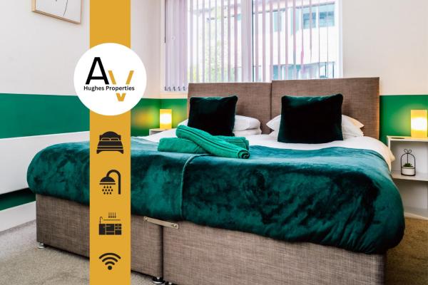 Luxury Two-bedroom Apartment - Free Wi-fi, Close To Station, Ideal For Relocation Guests By Av Hughes Properties - Milton Keynes