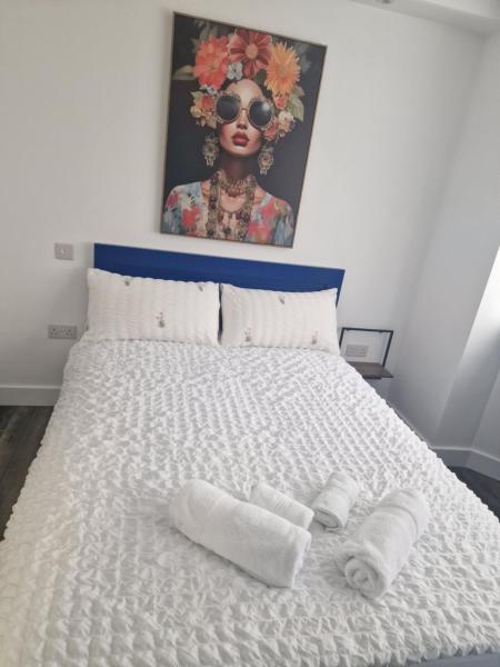 Blue Double Room At Albion's - Bedfordshire