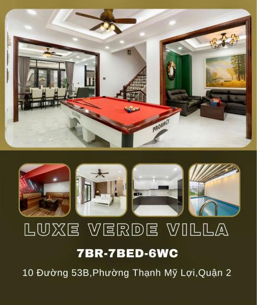 Luxe Verde Villa 7 Bedrooms - 胡志明市