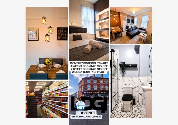 Lodginet Stays - County Cosy - 1br Flat 2 - Liverpool