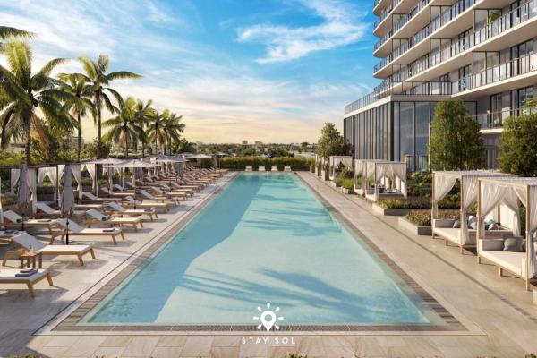 Coastal Apartment - Pool & Breezy Balcony - Miami Beach