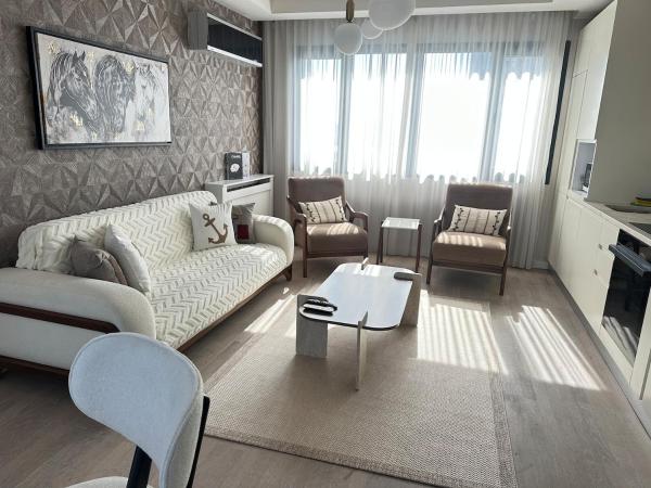 91 Sqm Luxury Apartment With Double View - İstanbul