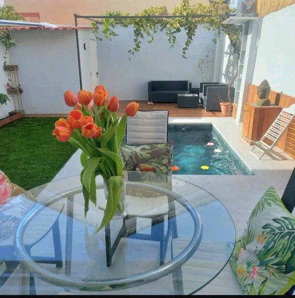 Oasis With Private Pool And Patio In Madrid City - 헤타페