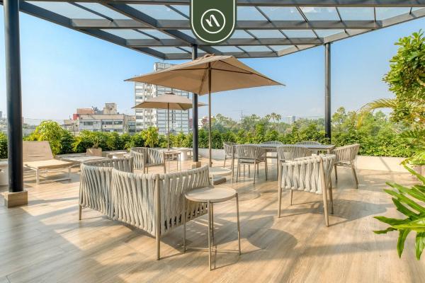 Luxury 2 Br Condo - Rooftop Pool With City View - Mexico State