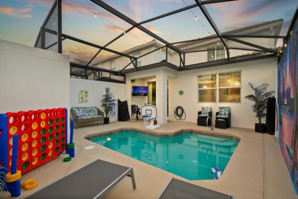 Free Waterpark Private Heated Pool Near Disney - Davenport, FL