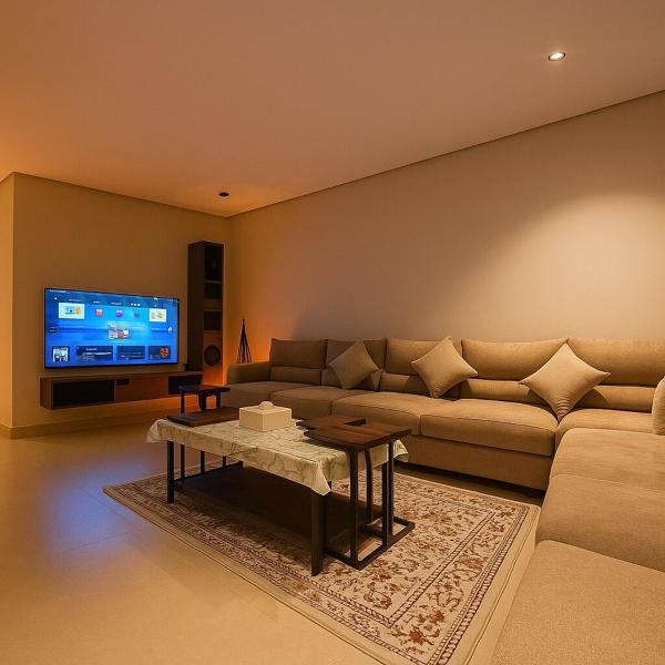 شقة غرفتين وصالة أنيقة بأثاث فندقي - Dammam