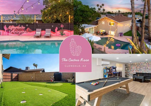 6 Br Resort Style Home Pool Game Room Fire Pit - Glendale, AZ