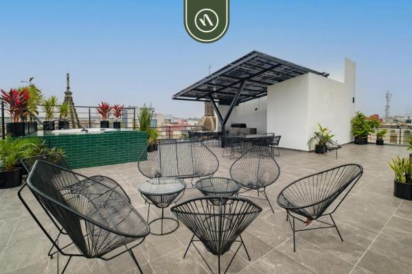 Brand New 2 Br Condo In Roma Norte - Rooftop - Mexico State