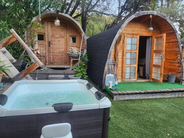 Cabane Sauna & Jacuzzi Hiver - Corsica