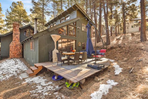 Enchanted Forest Super Cozy Cabin On 2 Acres Sledding Hills Tree Swing Pool Table - Flagstaff, AZ