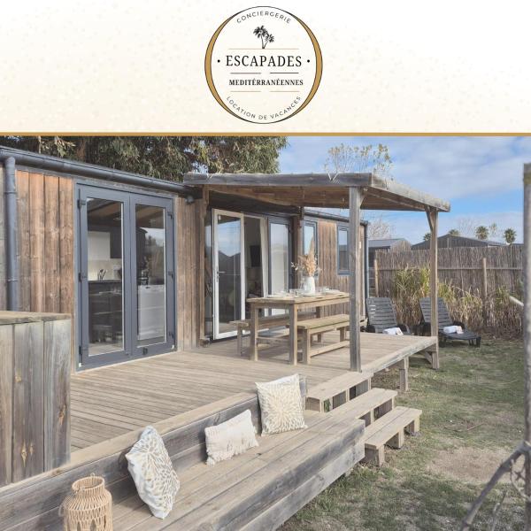 Le Tropical Plage à 200m Parc Aquatique Camping 5 éToiles - Torreilles