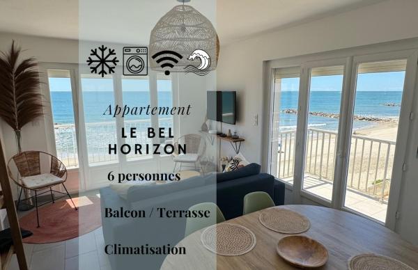 121 - Le Bel Horizon - 6 People - Sea View - Balcony - Carnon