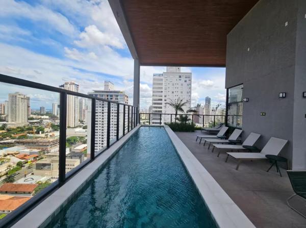 Resort Urbano! Flat Moderno Com Piscina Rooftop - Goiânia