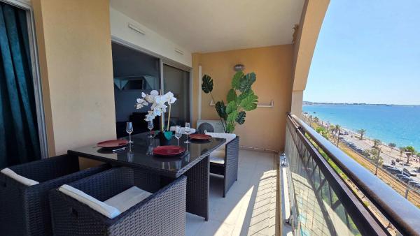 T2 Balcon Vue Mer, 2 Piscines, Plage à Pied 4pers - Mandelieu-La Napoule