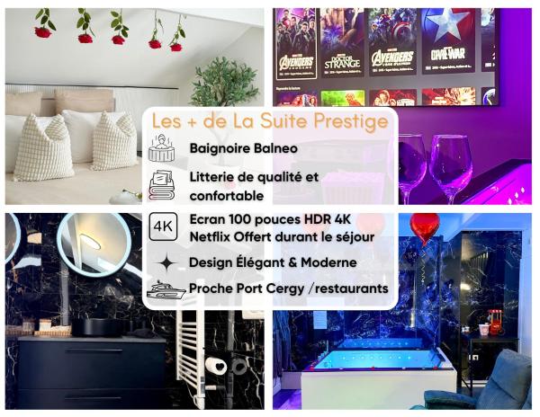 La Suite Prestige - Jacuzzi Et Cinema - Cergy-village - Cergy