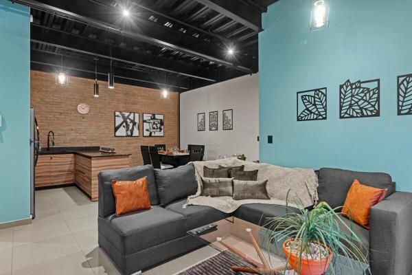 Industrial Loft King Bed And 2 Office Spaces - Durango, México