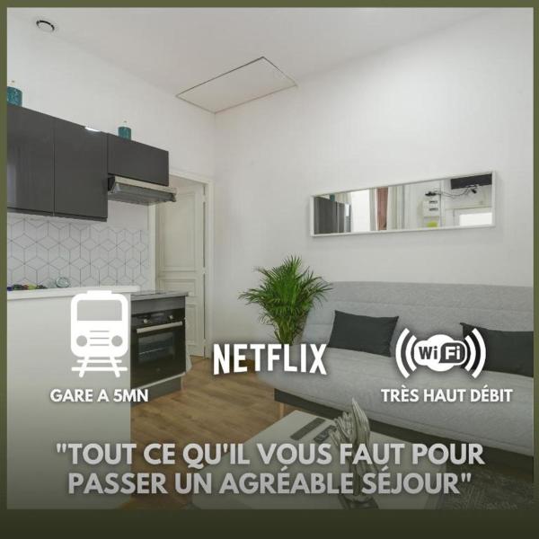 Le Petit Cosy De La Gare - Wifi - Romainville
